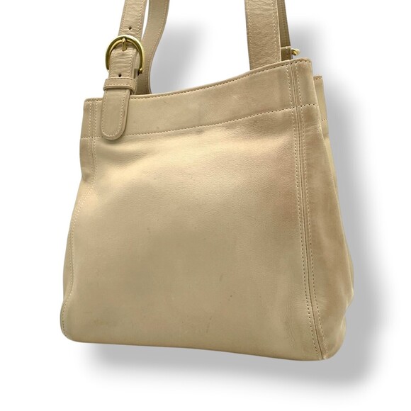 OTHERS | Bags | Coach Shoulder Bag Leather Cowhide Beigeivory Gold ...